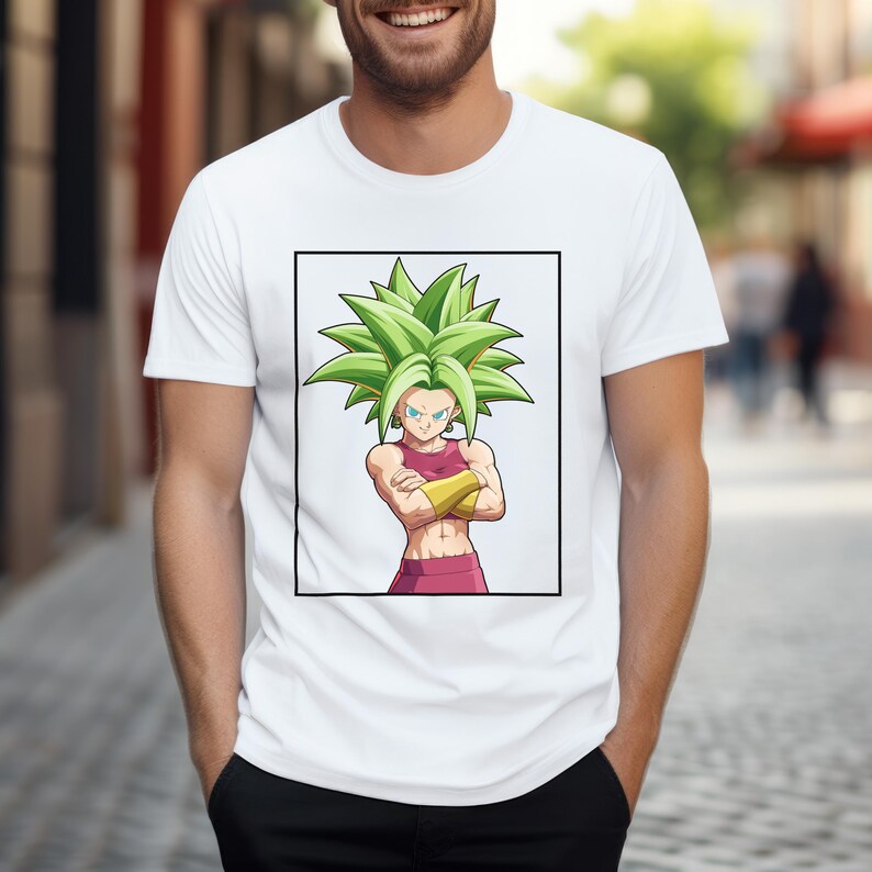 SSJ2 Kefla T-shirt Potara Fusion Saiyan Power Design Graphic Tee - Etsy