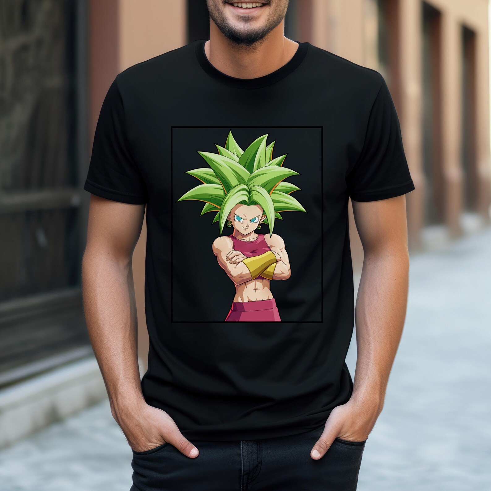 SSJ2 Kefla T-shirt Potara Fusion Saiyan Power Design Graphic Tee - Etsy