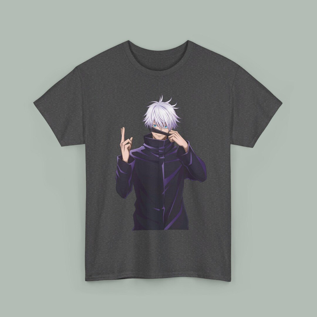 Satoru Gojo Graphic T-shirt Anime-inspired Design Comfortable Cotton ...