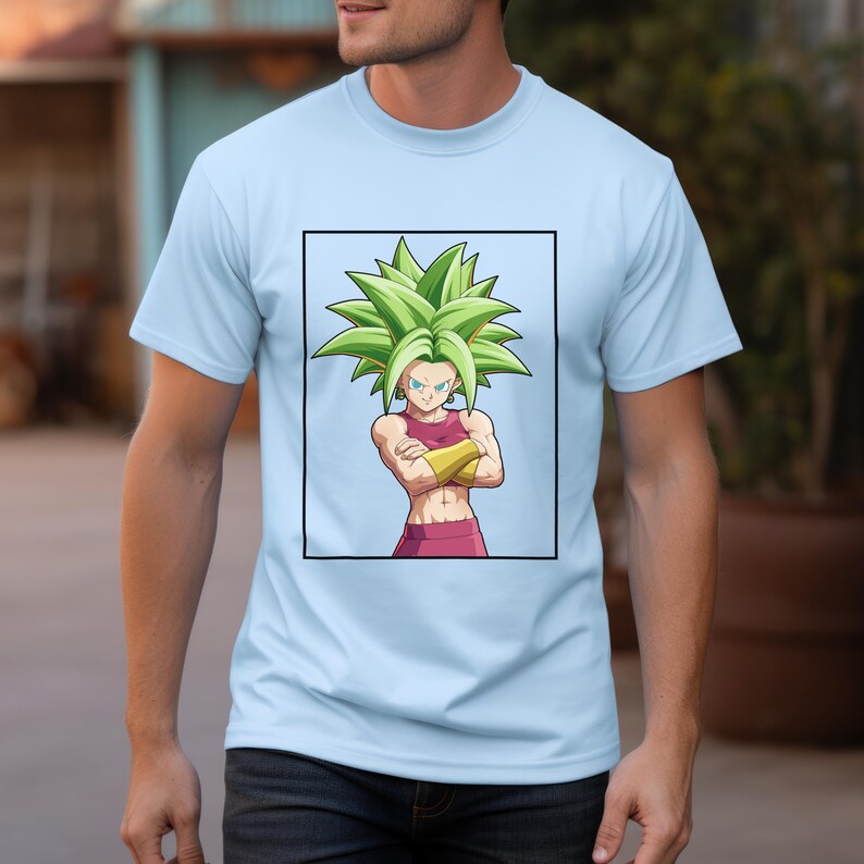 SSJ2 Kefla T-shirt Potara Fusion Saiyan Power Design Graphic Tee - Etsy