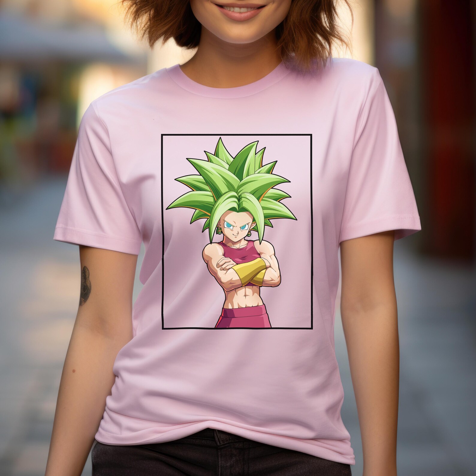 SSJ2 Kefla T-shirt Potara Fusion Saiyan Power Design Graphic Tee - Etsy