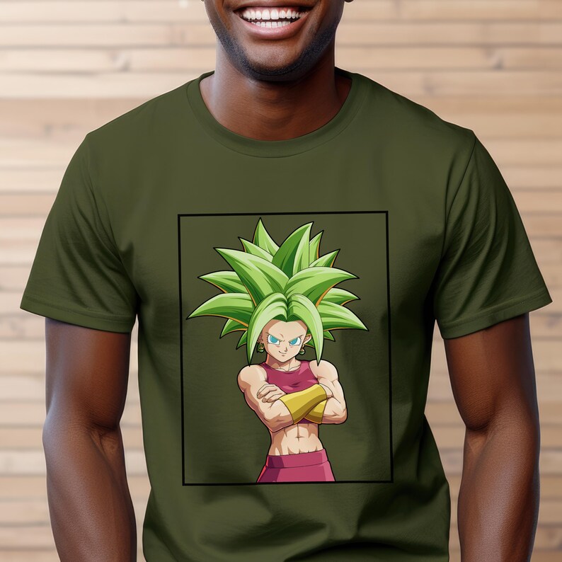 SSJ2 Kefla T-shirt Potara Fusion Saiyan Power Design Graphic Tee - Etsy
