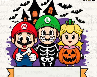 Super Png Mario Halloween PNG, Game Character, High Resolution ...