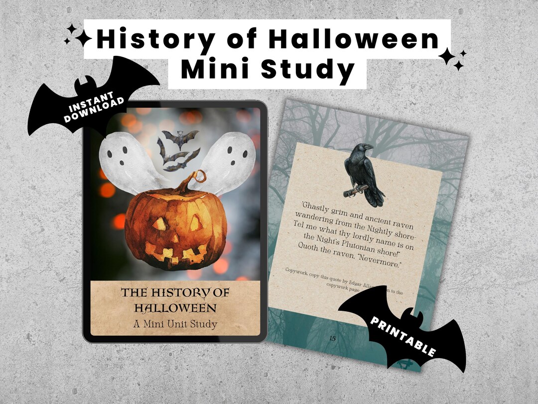 History of Halloween Mini Unit Study, Samhain Lesson, Elementary Level ...