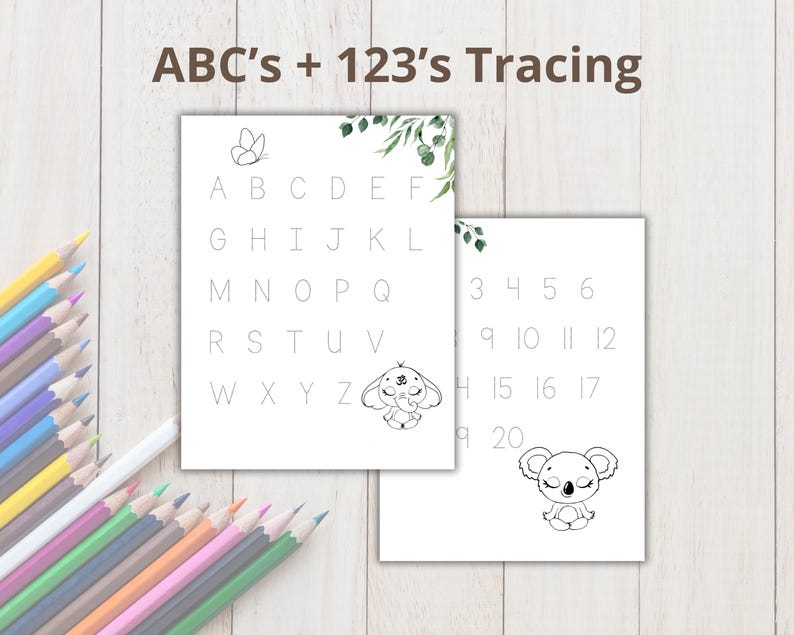 Printable Positive Affirmations Worksheets, Handwriting Pages, Letter ...