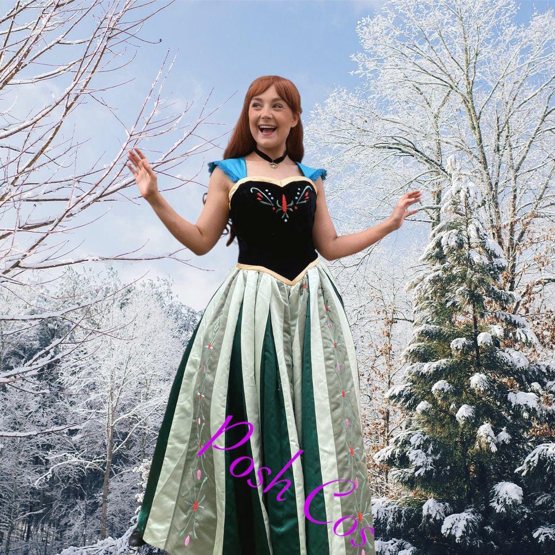 Anna Coronation Costume, Adult Princess Dress, Anna's Coronation ...