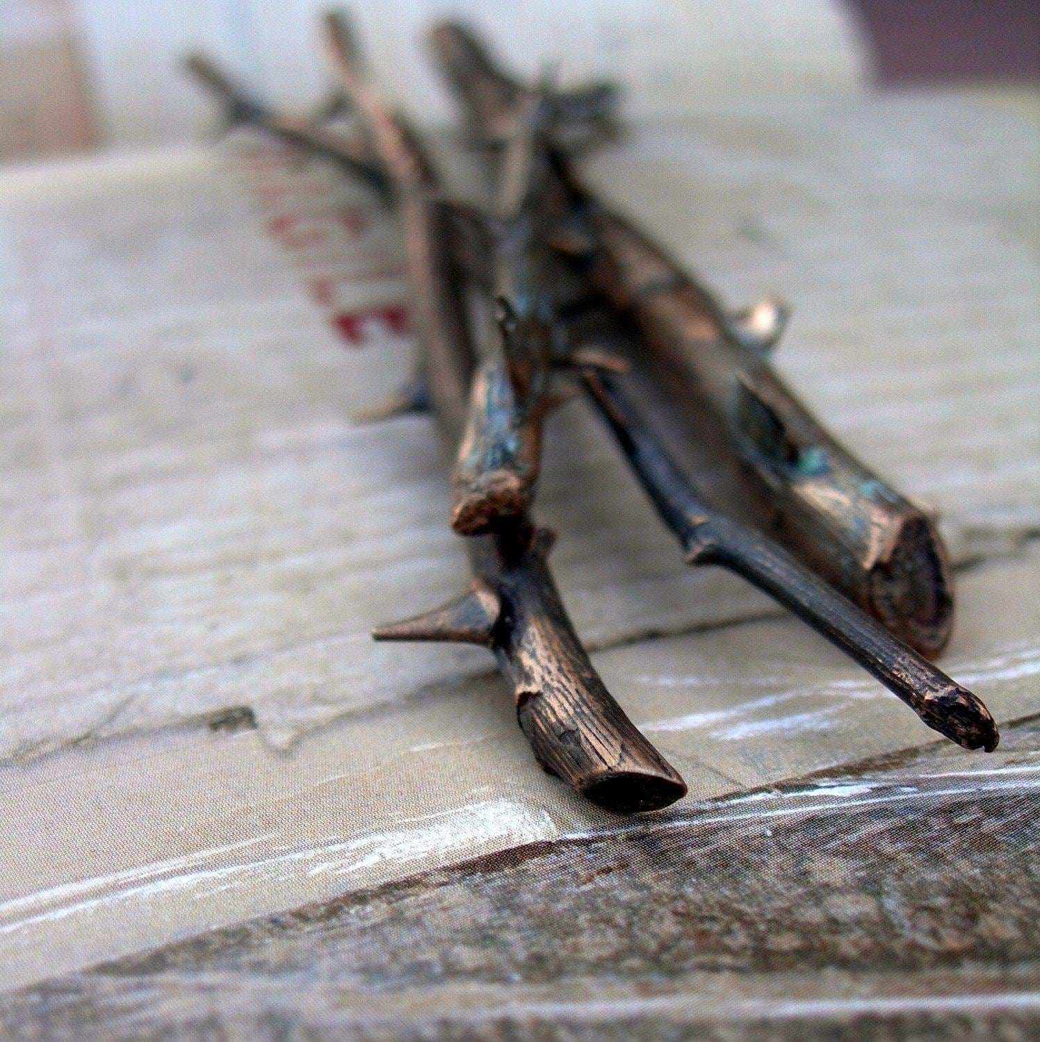 Bronze Rose Stem Sculpture Symbol of Enduring Love - Single Stem by Ink ...