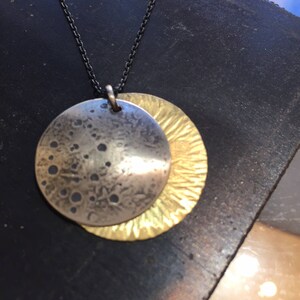 SOLUNA Solar Eclipse Necklace Sterling and Bronze Totality by Ink ...