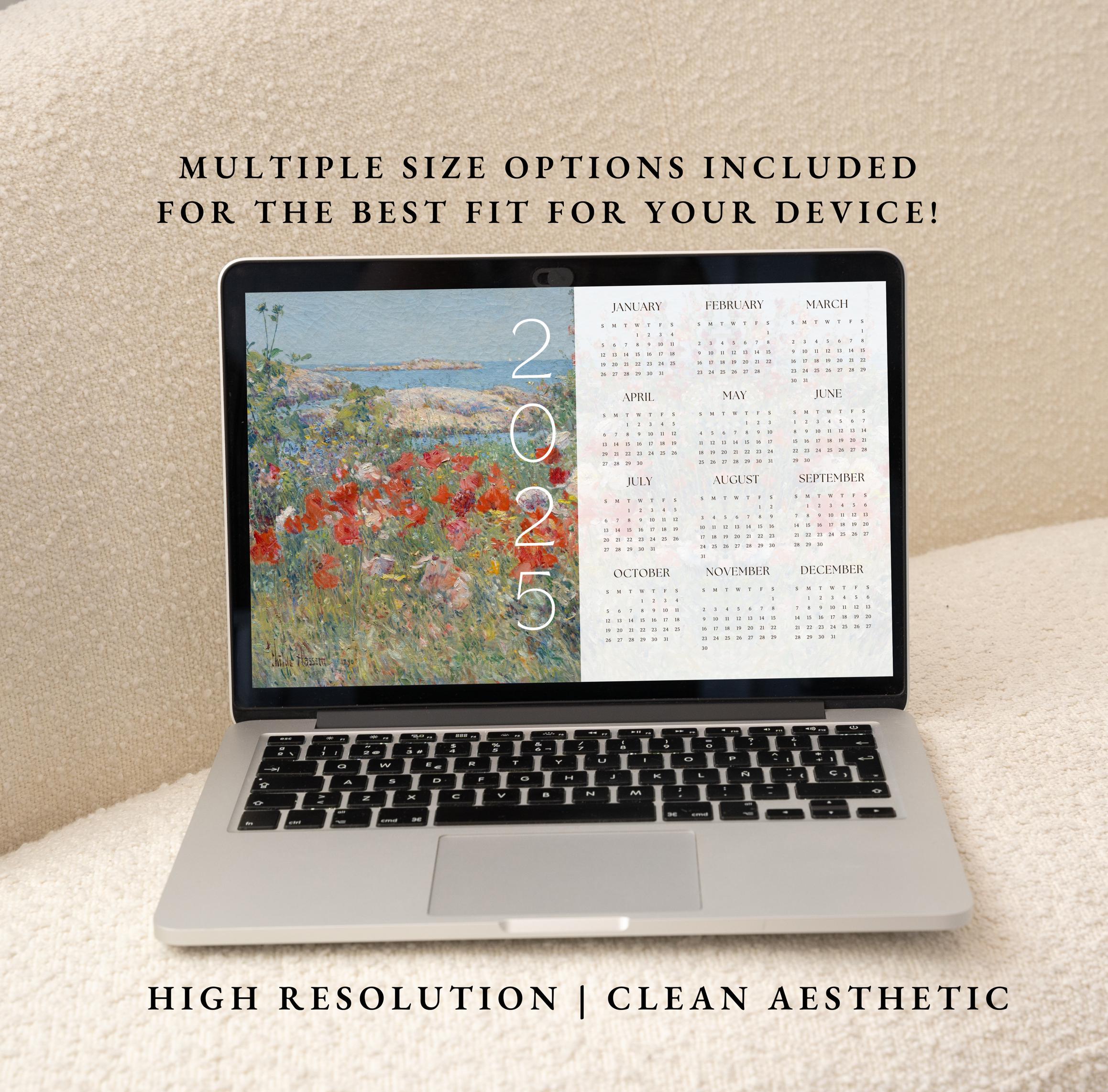 2025 Desktop Wallpaper 2025 Calendar Desktop Background Computer ...