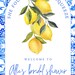 She Found Her Main Squeeze Sign Bridal Shower Template Lemon Bridal ...