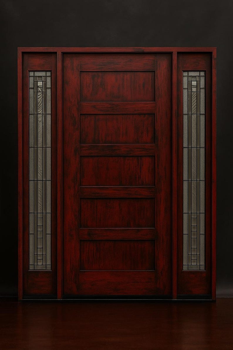 Custom Mahogany Door, Solid Wood Doors, Artisan Doors, Custom Glass ...
