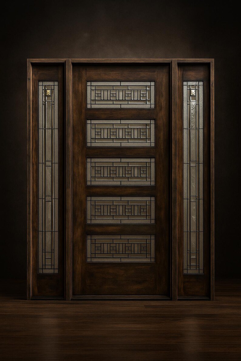 Custom Mahogany Door, Solid Wood Doors, Artisan Doors, Custom Glass ...