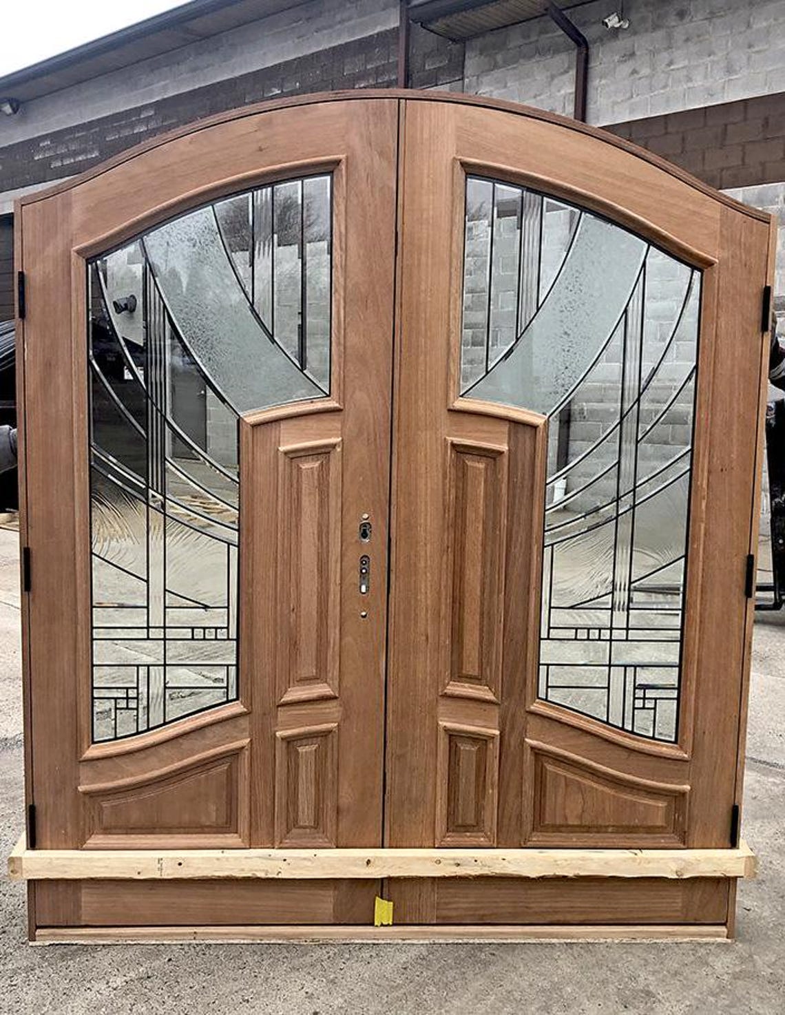 Custom Made Mahogany Wood Door, Custom Doors, Solid Wood Doors, Artisan ...