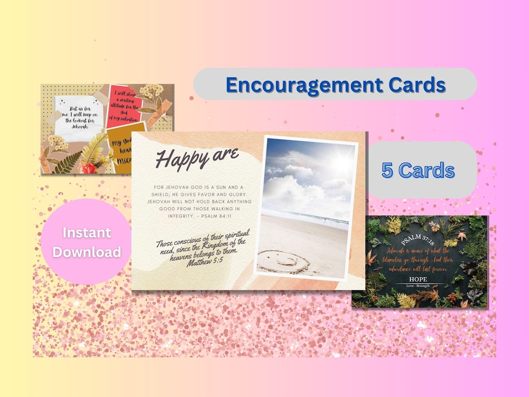 Encouragement Cards Encourage a Friend or Loved One With These Positive ...