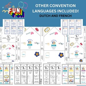 Belgium Ghent 2025 Convention Gift Bundle: Bookmarks & Quiz (printable ...