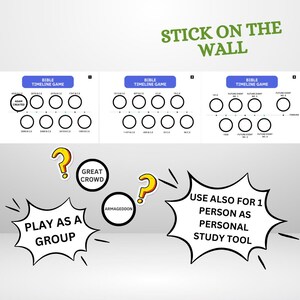 JW Bible Timeline GAME | Fun Family & Group Activity | Printable ...