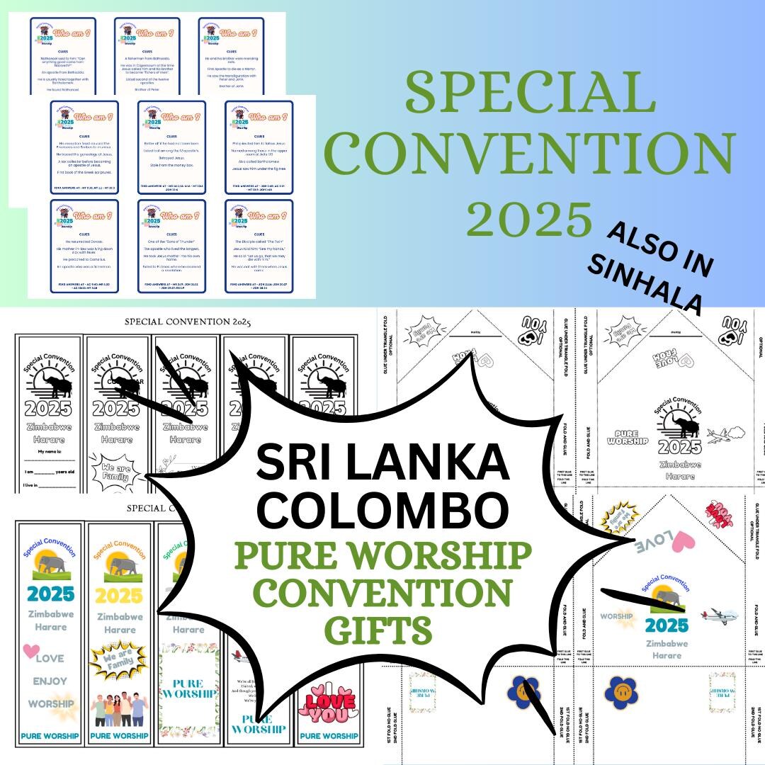 Sri Lanka Colombo 2025 Convention Gift Set (printable) - Etsy UK