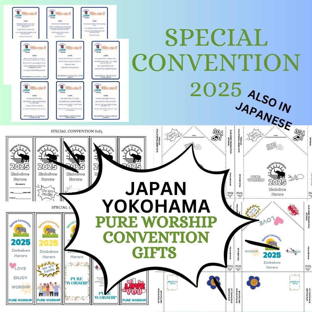 JW Pure Worship Special Convention Gifts – Japan Yokohama 2025 ...