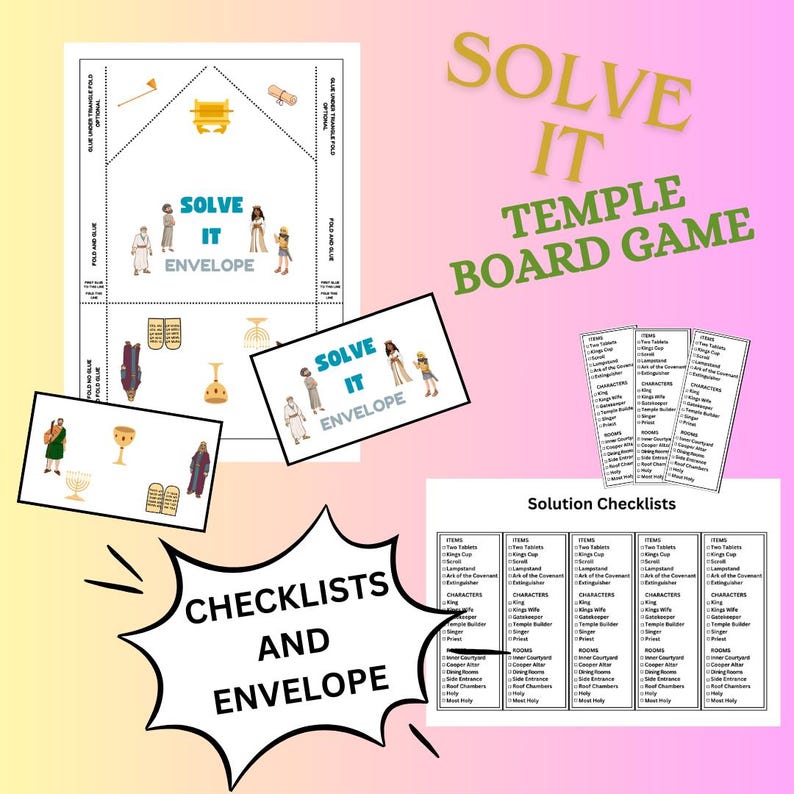 JW Printable Boardgame. Temple Themed Family Worship Game. Create and ...