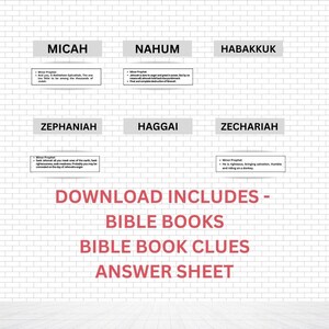JW Bible Game | Bible Book Match-up | Fun Family & Group Activity ...