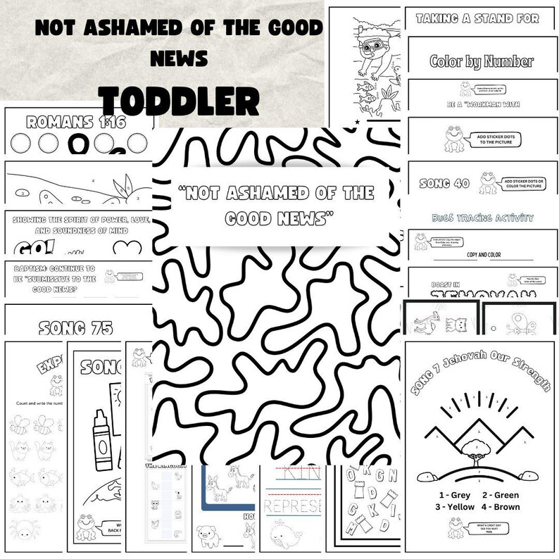 JW Assembly Workbook – Not Ashamed of the Good News | Kids and Toddler ...