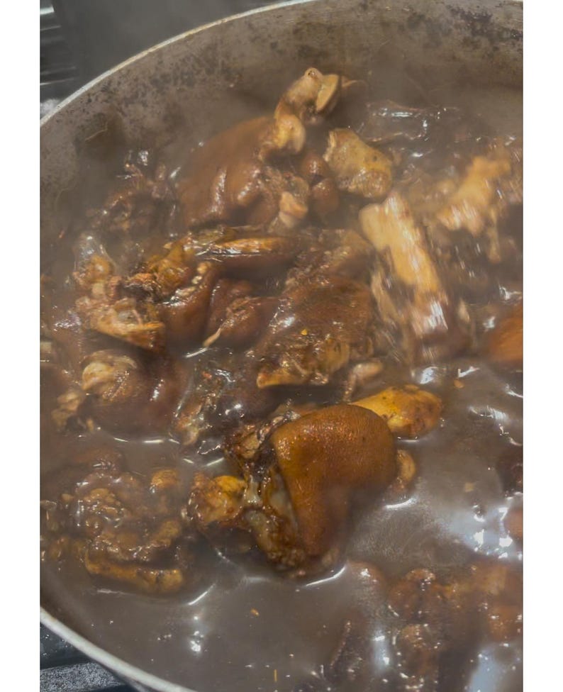 Homemade Pig Feet or Pig Foot: Jamaican/ghanaian/nigerian/haitian ...