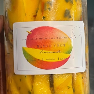 Trinidad & Tobago Mango Chow: Caribbean Street Food Treat - Etsy