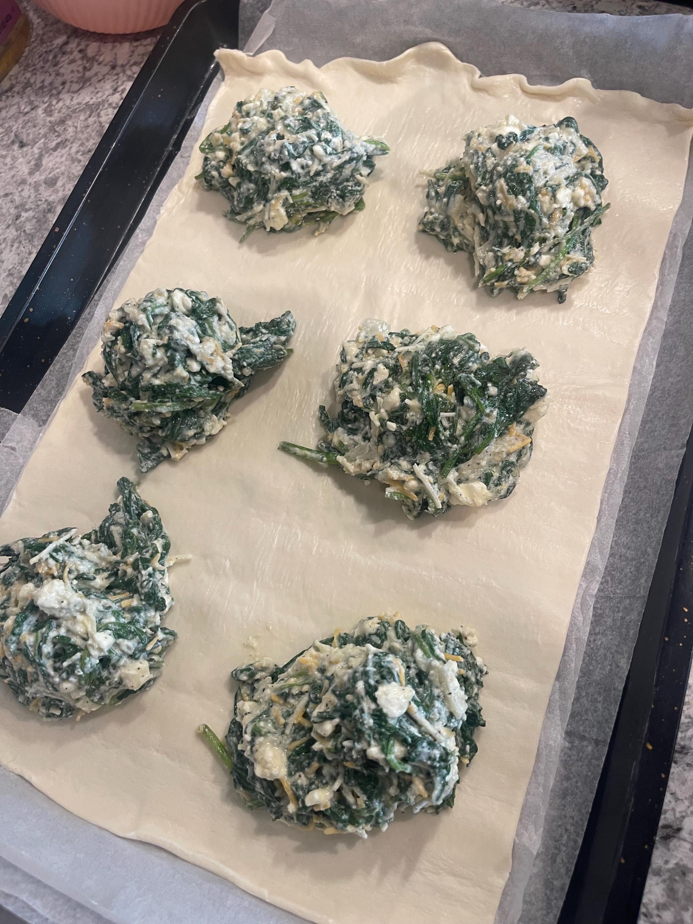Puff Pastry- Spinach Stuff Pie - Etsy