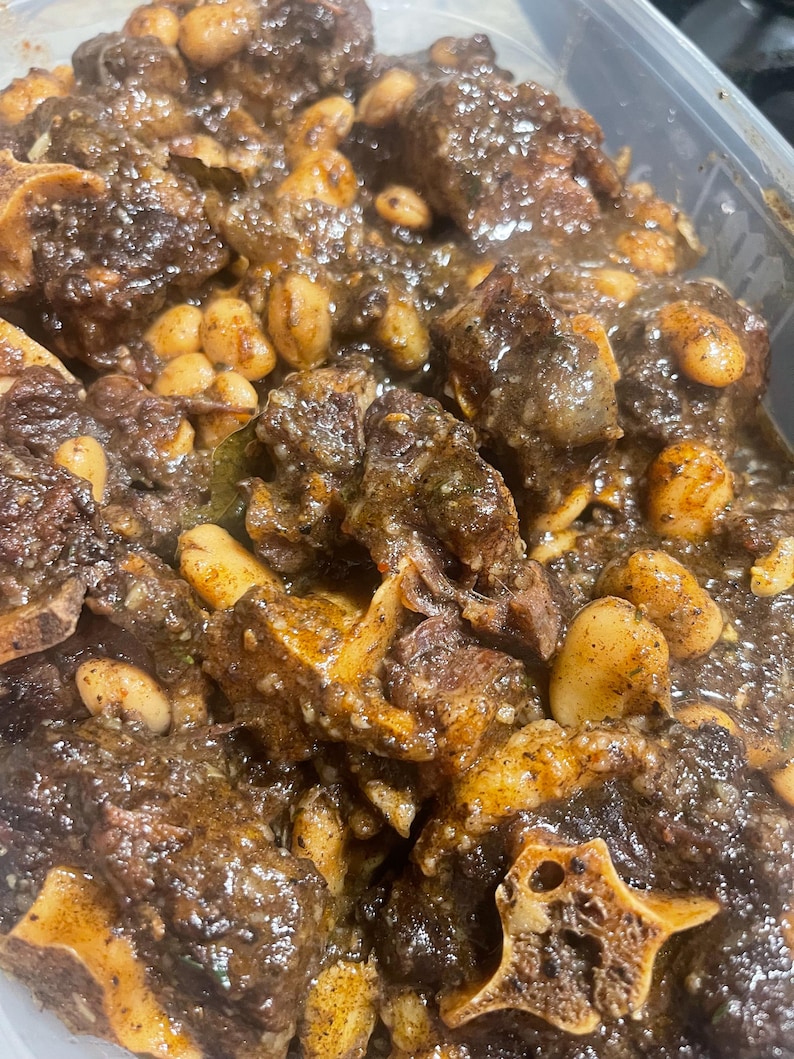 Jamaican Oxtail: Cook, Frozen Then Ship,meat, Delicacy, Jamaican Food ...