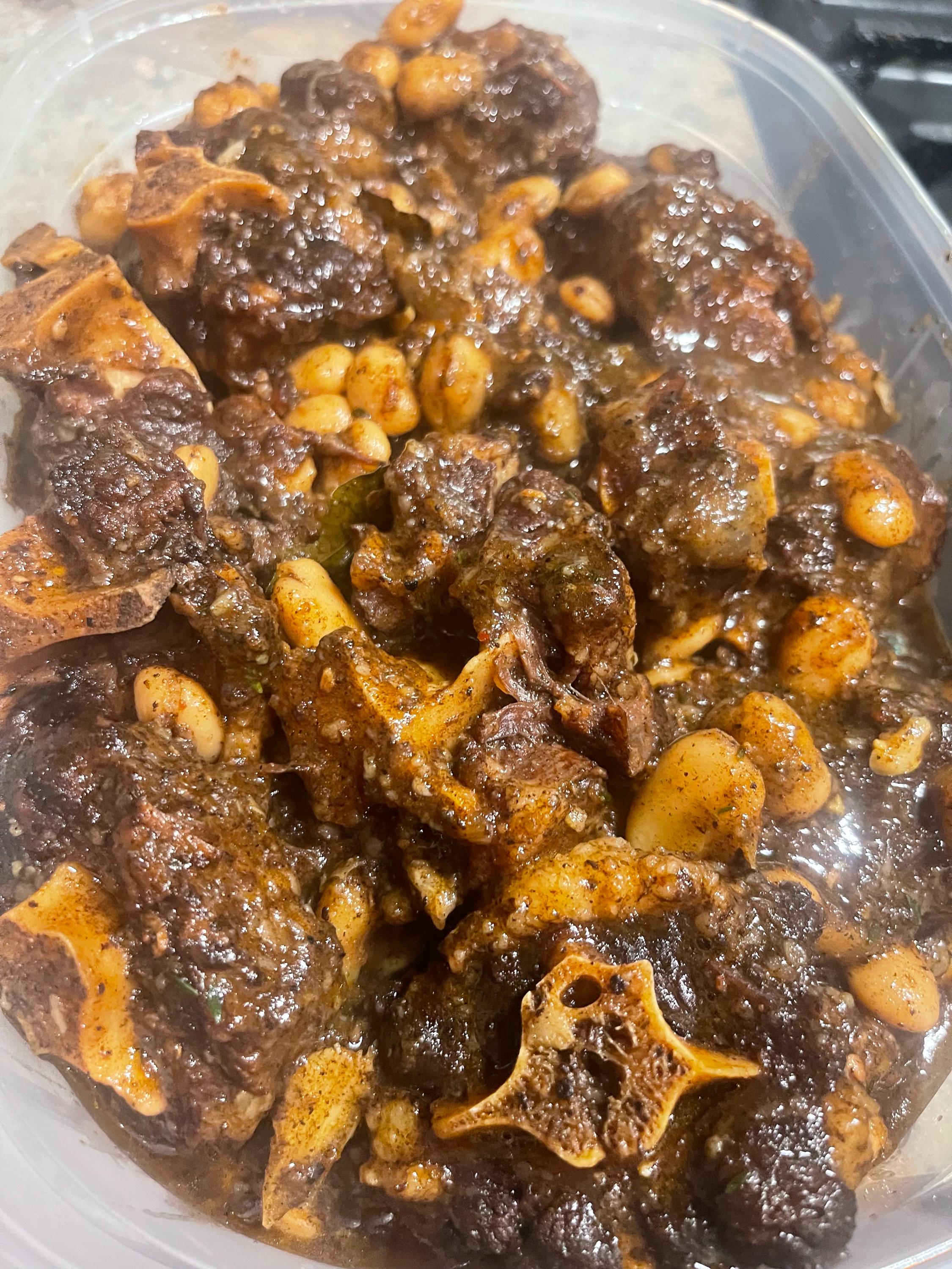 Jamaican Oxtail: Cook, Frozen Then Ship,meat, Delicacy, Jamaican Food ...