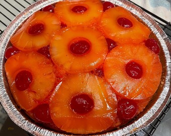 Pineapple Upside Down Cake - Etsy UK
