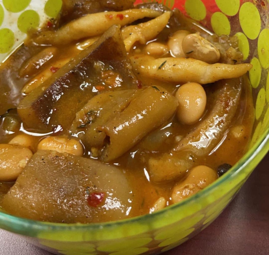 Jamaican Cow Foot and Skin Stew: Ponmo Ijebu - Etsy