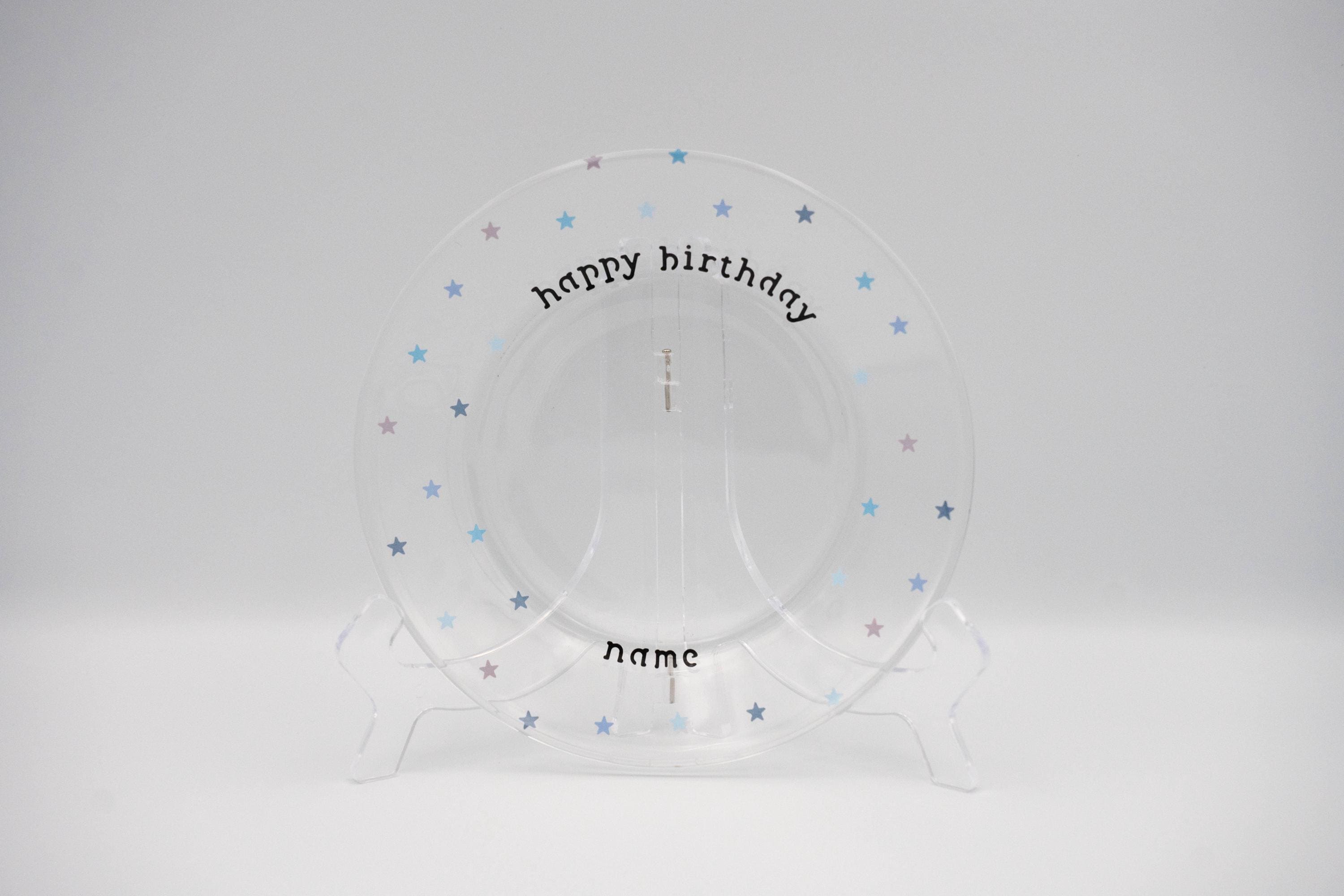 Happy Birthday Plate | Custom Birthday Celebration | Personalized ...