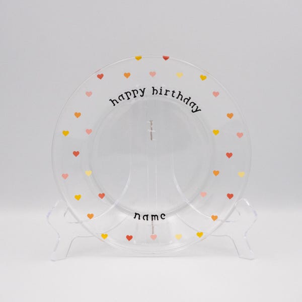 Birthday Plate - Etsy