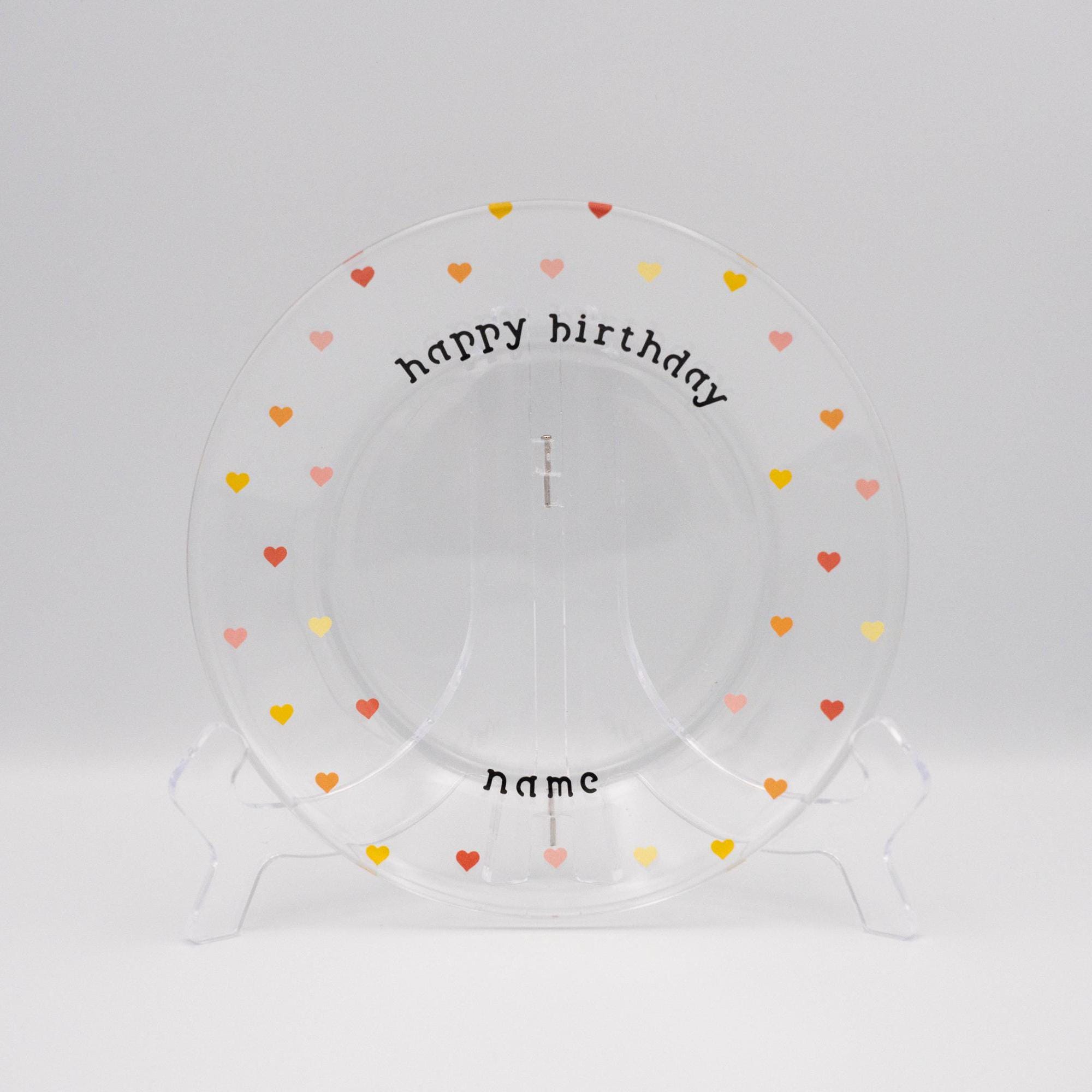 Happy Birthday Plate | Custom Birthday Celebration | Personalized ...