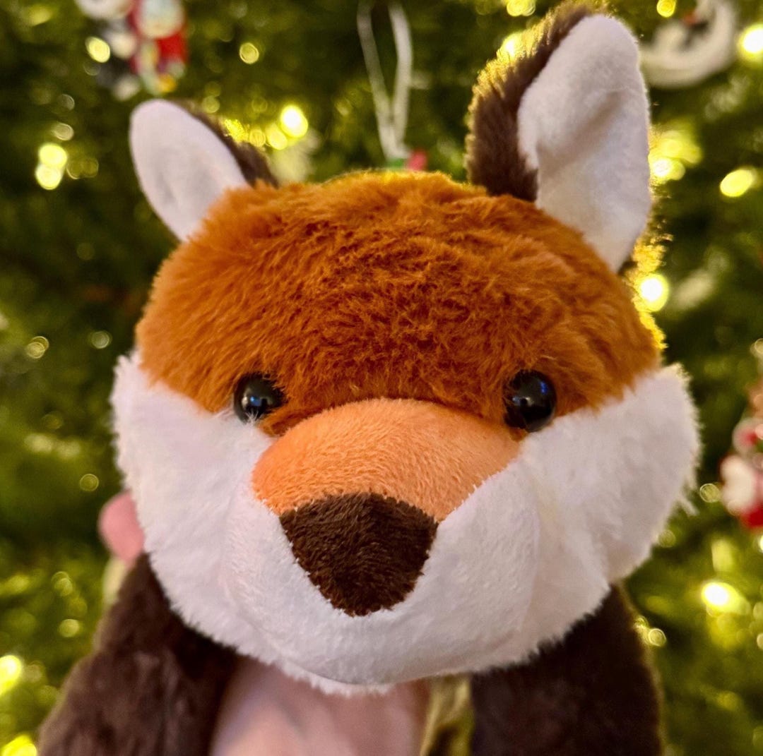 Weighted Fox Stuffed Animal Plush, 4lbs for Anxiety, Autism, ADHD ...