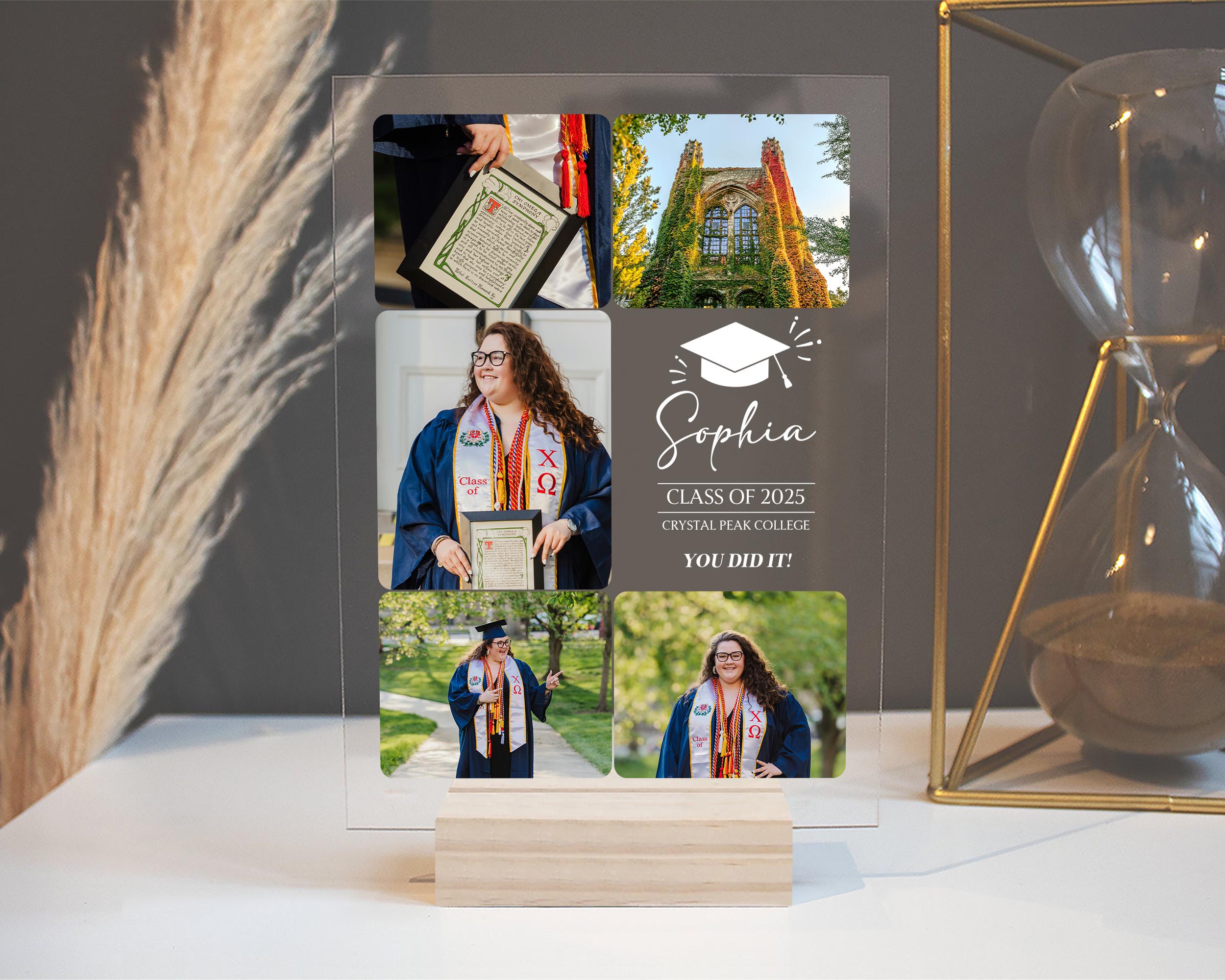 Personalized Graduation Photo Plaque, Graduation Gifts, 2026 Graduation ...