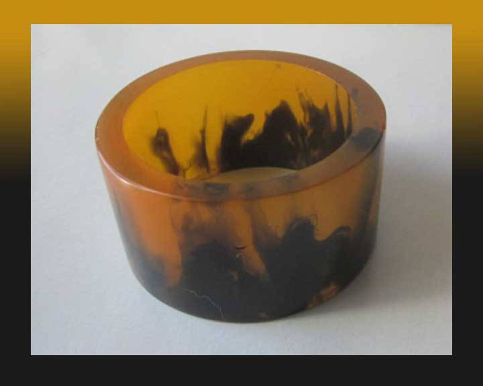 MODERN Faux Tortoise Shell Wide Bangle Resin Bracelet With | Etsy