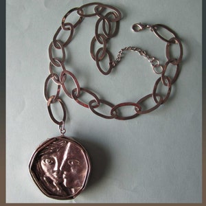 VARIATION on a Theme, Another Modernist Two Face Necklace, Man and ...