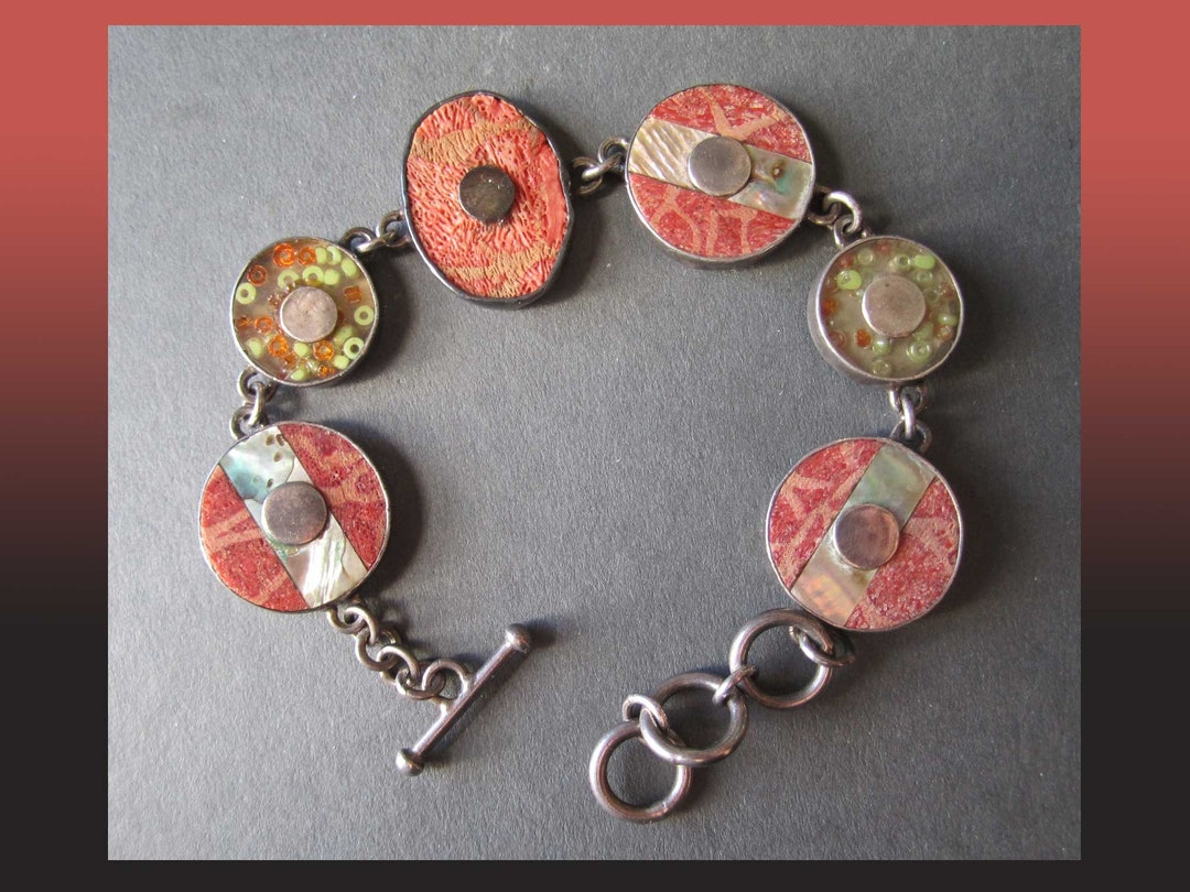 SANDY BAKER Bracelet, African American Artisan, Sterling Silver/abalone ...