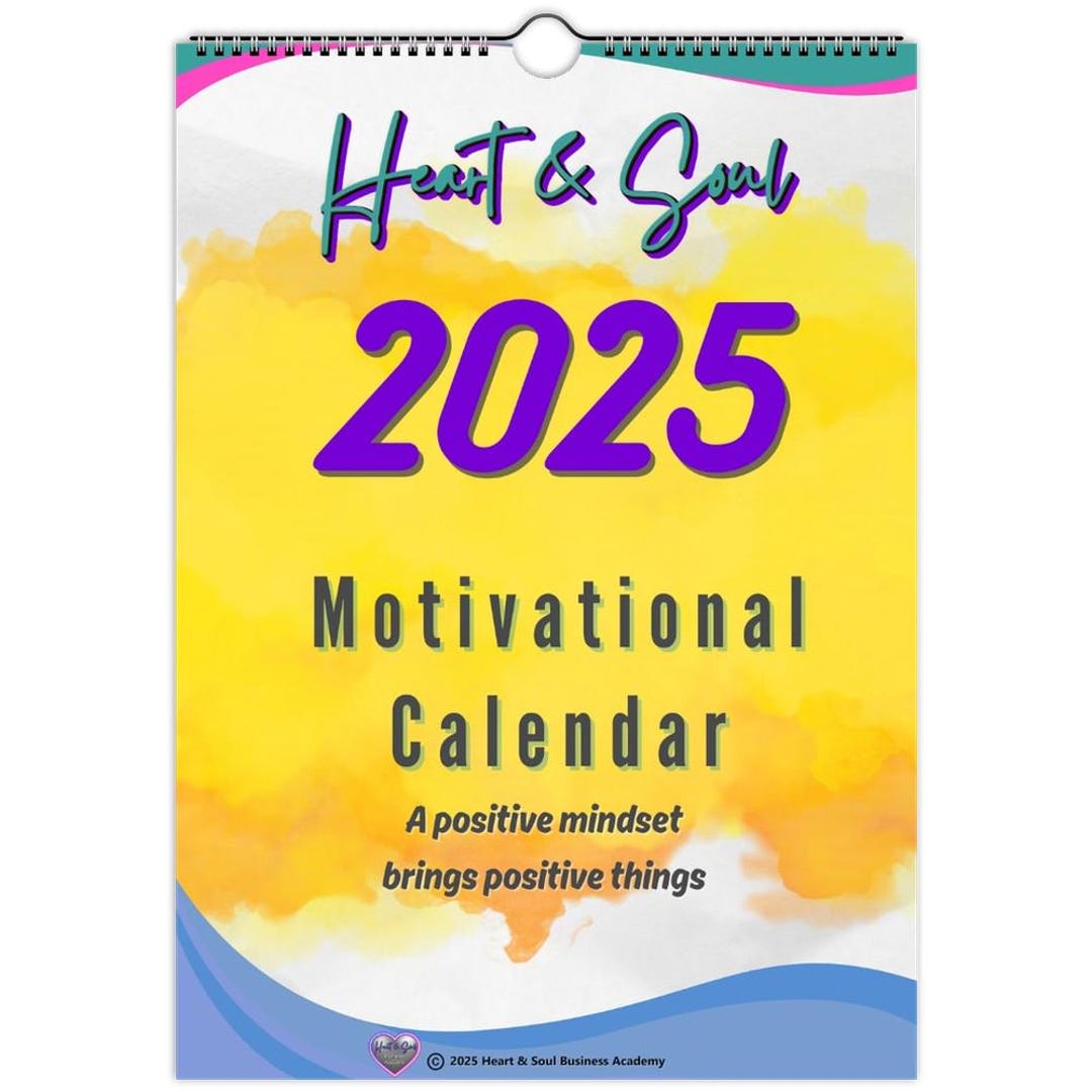 2025 Motivational Calendar - Etsy