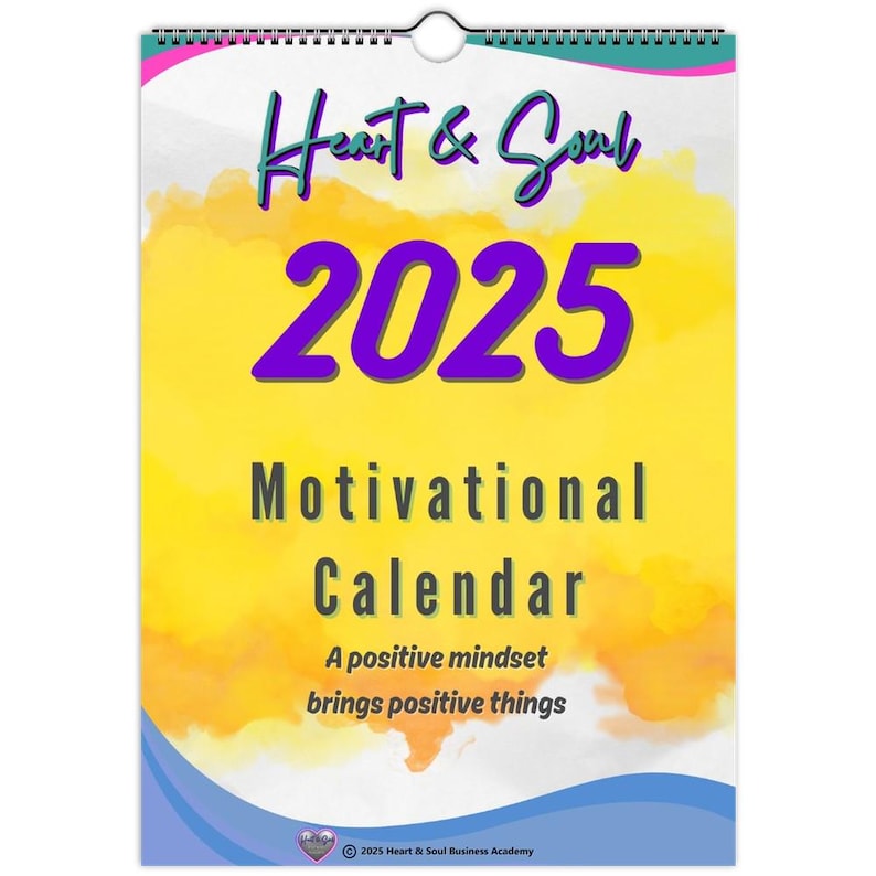 2025 Motivational Calendar - Etsy