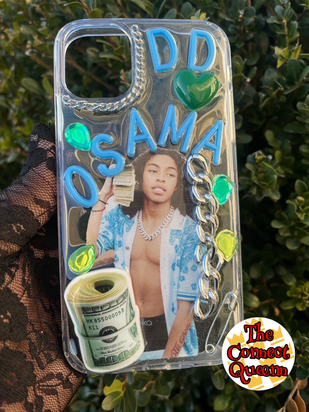 DD Osama Epoxy Junk Phone Case - Etsy