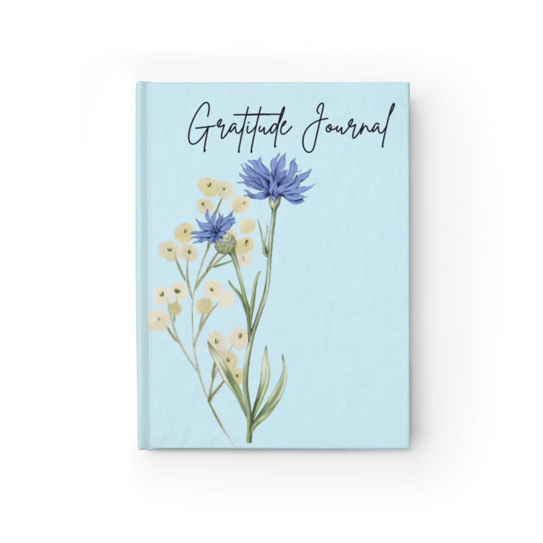 Gratitude Journal Ruled Line, Daily Writing Notebook, Thankful Diary ...