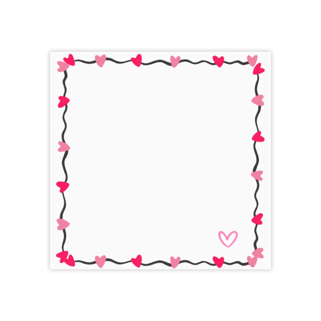 Heart Post-it® Notes - Etsy