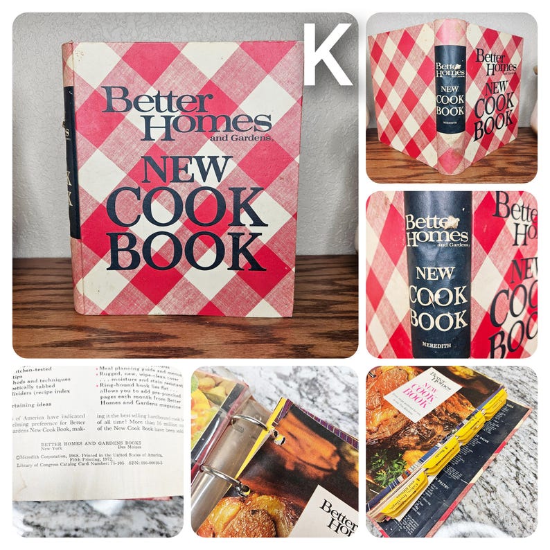 Choice Better Homes & Gardens Cookbook, 1948-1996 - Vintage 5-ring ...