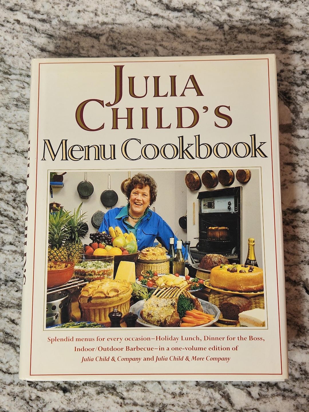Julia Child's Menu Cookbook, by Julia Child | First Edition | 1991 ...