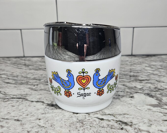 Vintage Gemco / Corningware / Pyrex "festival Friendship Blue Bird ...