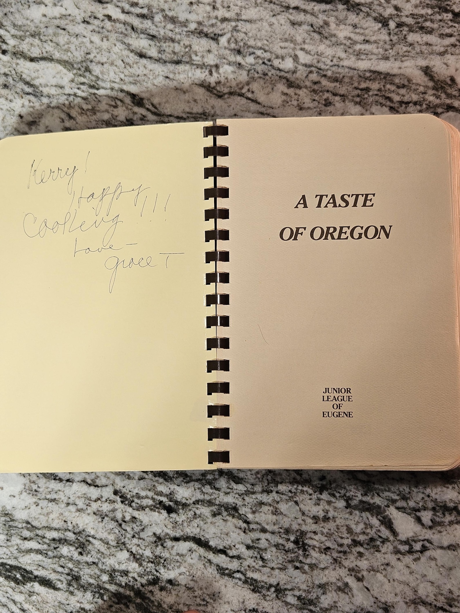 Vintage | A Taste of Oregon | Junior League of Eugene | Cookbook 1982 ...