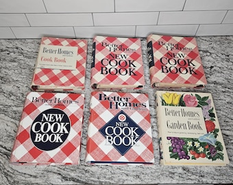 Vintage 1980's Better Homes and Gardens New Cook Book Cookbook Red and ...